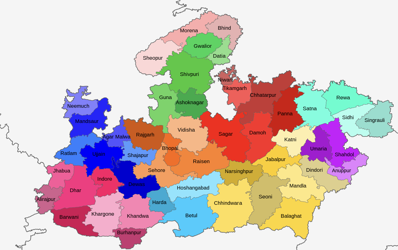 Map – Monuments of Madhya Pradesh | Puratattva